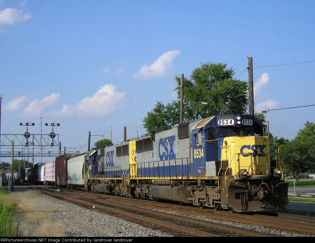 CSXT 8534 On CSX Q 501 Southbound